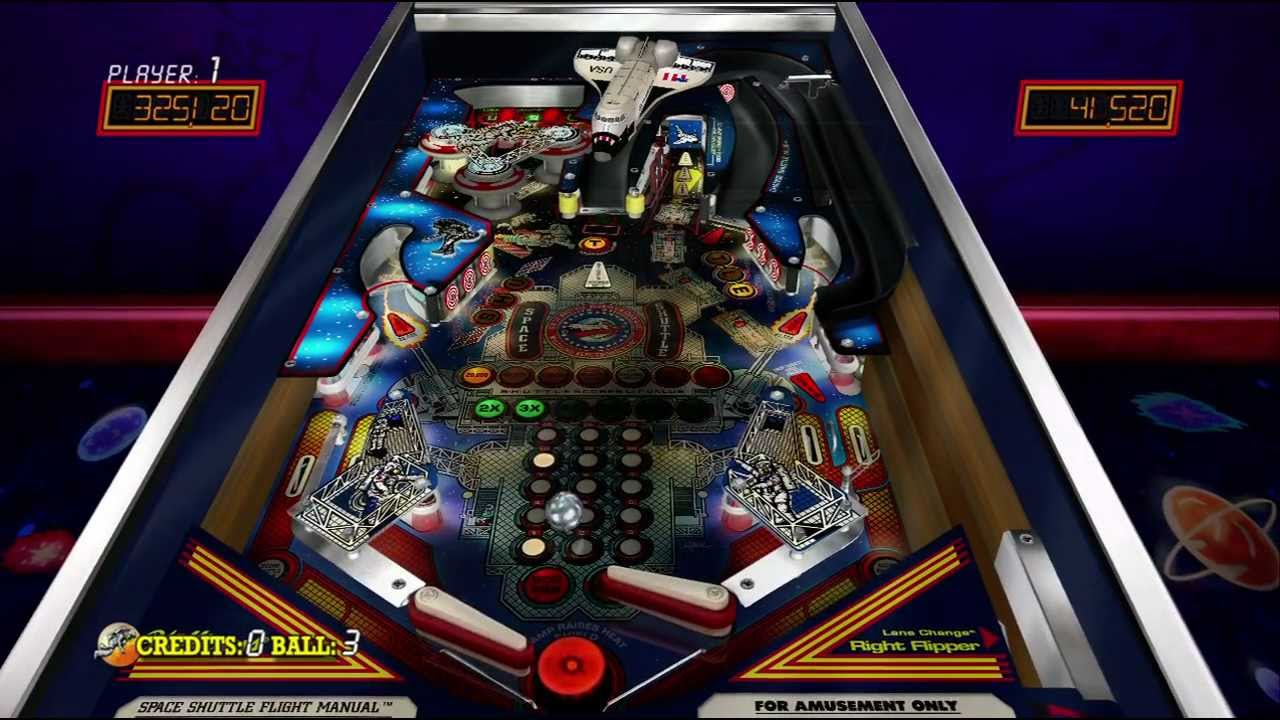 Space Shuttle Pinball Hall of Fame: The Williams Collection Xbox 360 ...