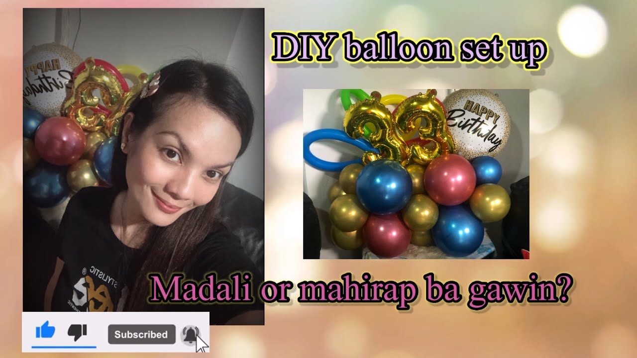 DIY Balloon set up… by MommyShe - YouTube