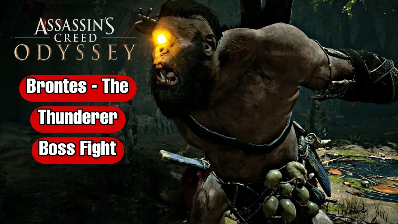 Assassin's Creed Odyssey Brontes - The Thunderer Boss Fight | How to ...