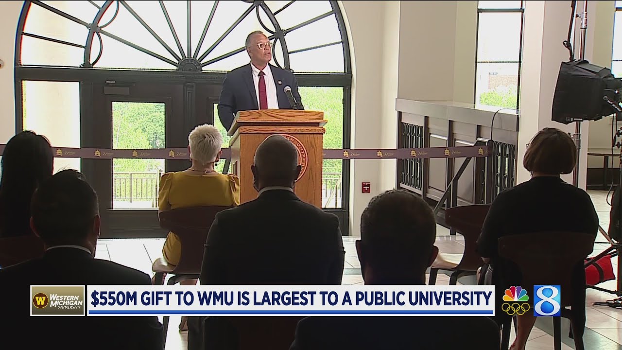 Western Michigan University receiving ‘historic’ $550 million donation ...