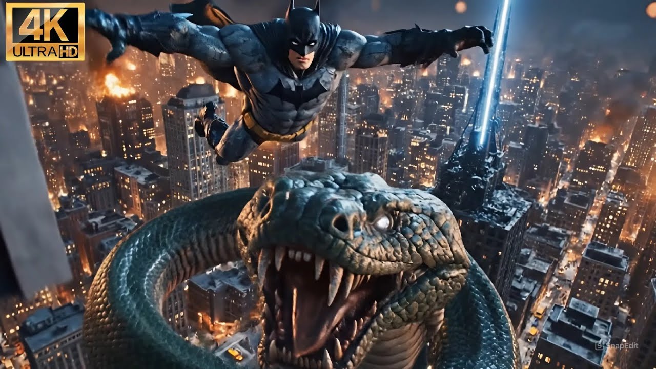 Batman vs Giant Snake – Final Battle to Save Gotham | Epic Monster ...