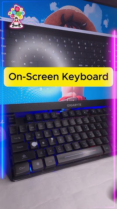 How to open on screen keyboard #keyboard #laptop #computer #computerscience #shortvideo #msword ...