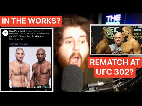 The MMA GURU REACTS to SEAN STRICKLAND vs KAMARU USMAN 2 IN THE WORKS ...
