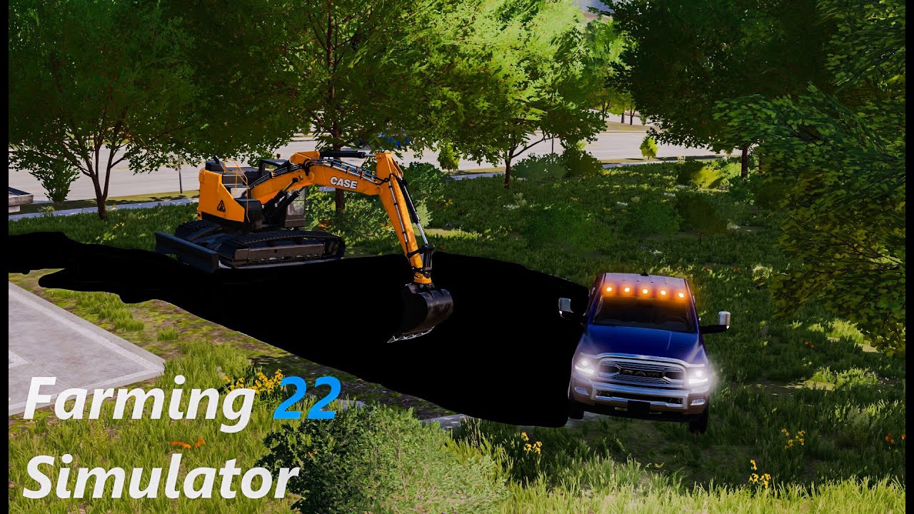 DIGGING A POOL FOR HOMEOWNER!! (FS22 Construction EP#1) - YouTube