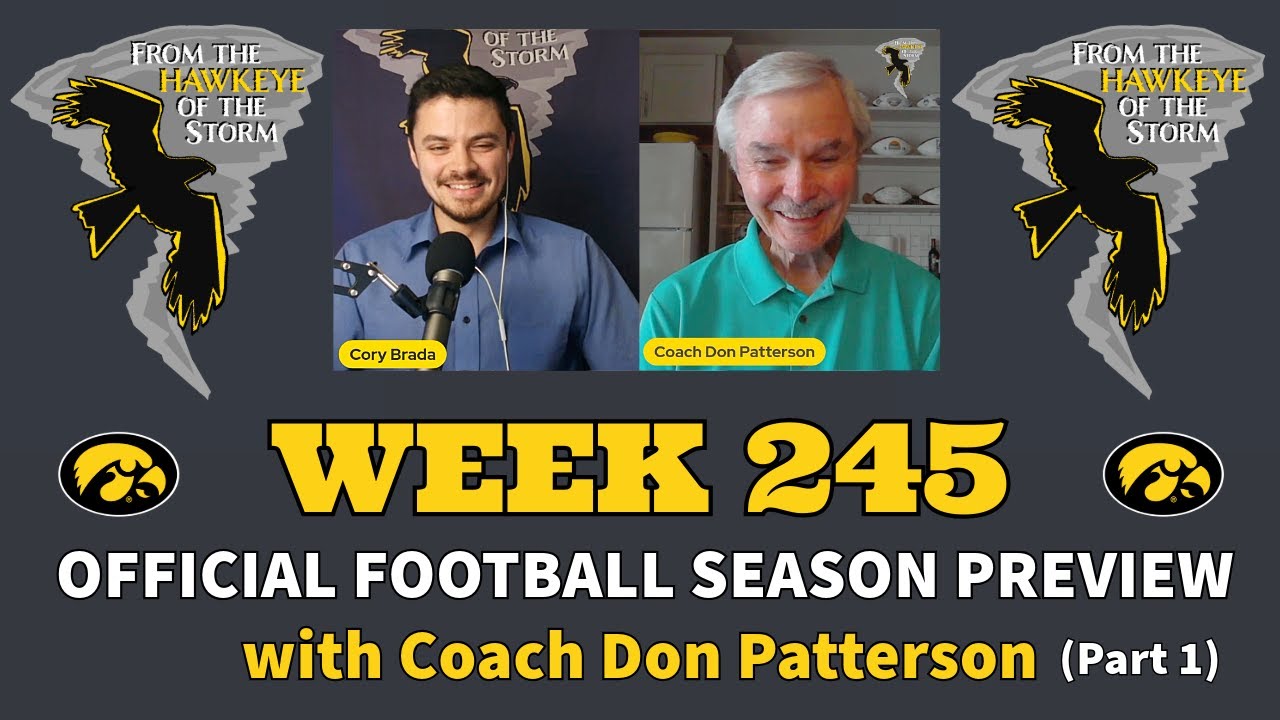 Iowa Football SEASON PREVIEW (PART 1) with Coach Don Patterson | Week ...