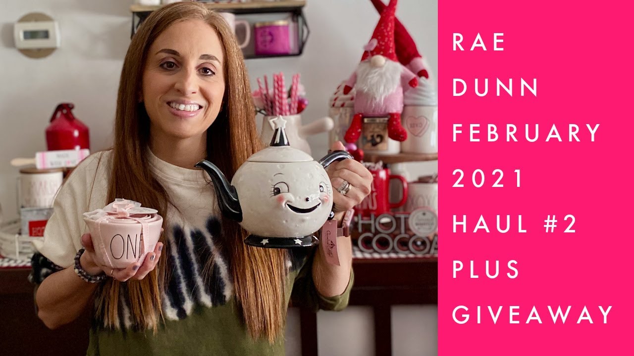 Rae Dunn February 2021 Haul 2 Plus Giveaway - YouTube