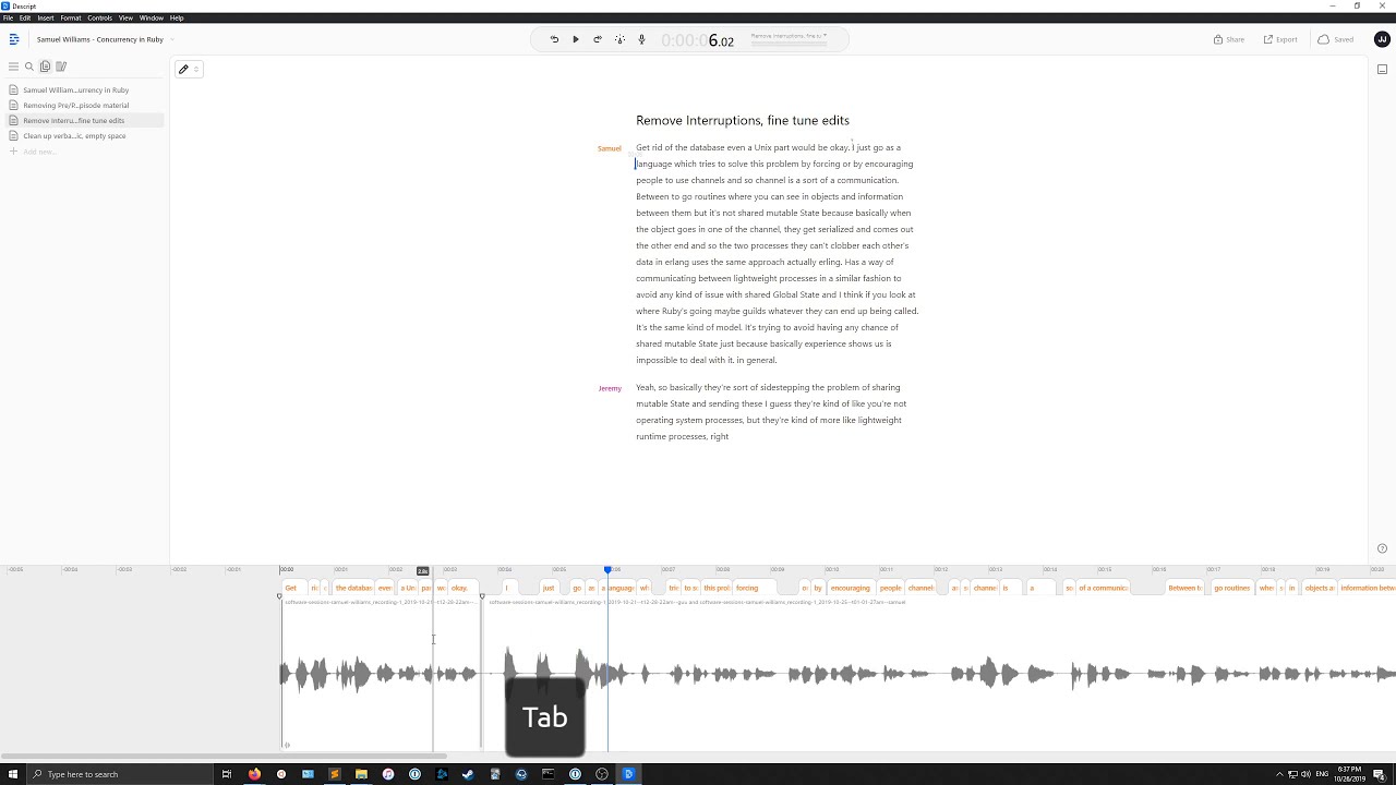Basic Podcast Editing using Descript - YouTube