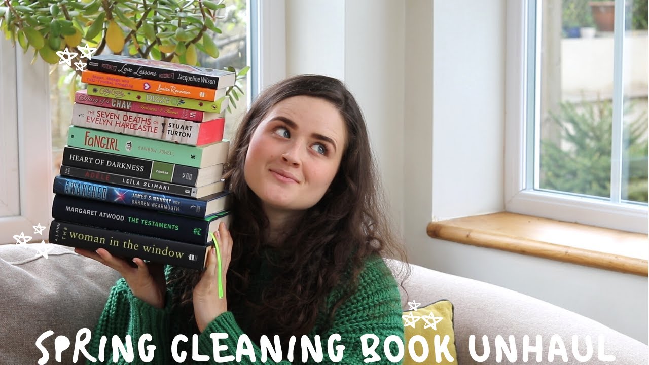 Spring Book Unhaul Spring Cleaning My Book Shelves Youtube
