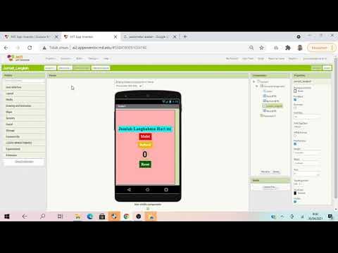 Tutorial membuat aplikasi dengan MIT App Inventor - YouTube