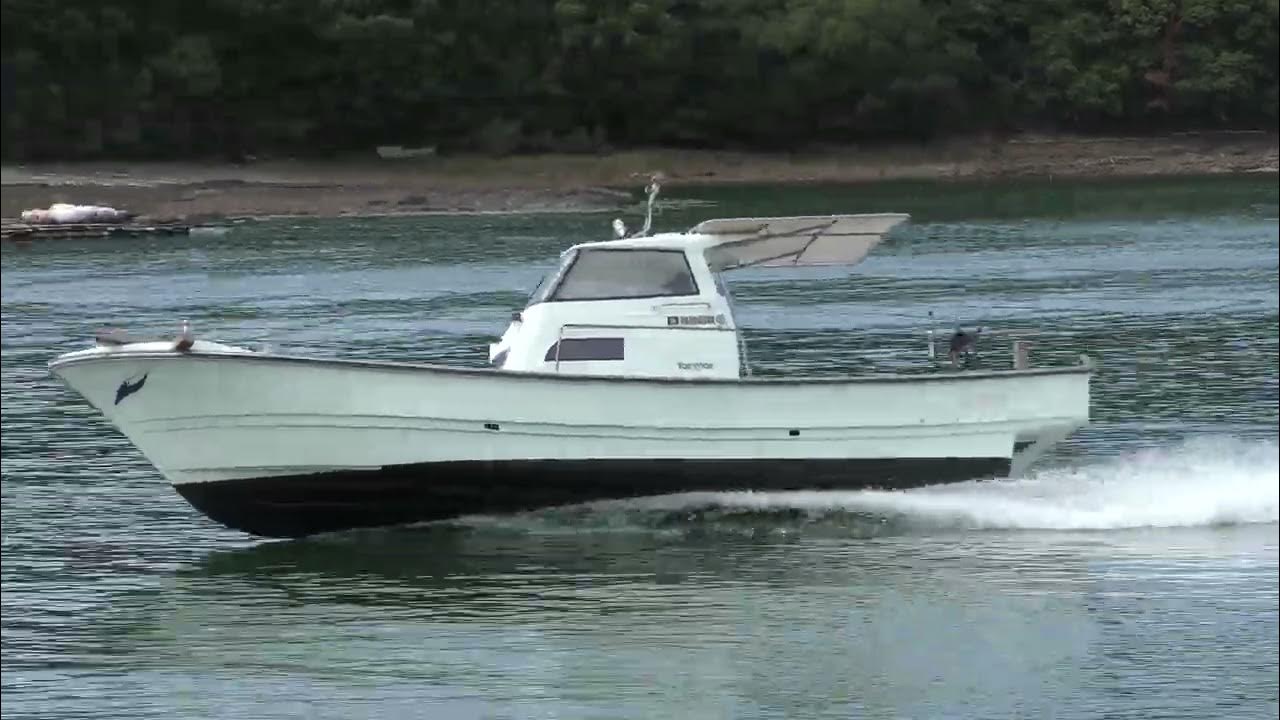 No.2852 ヤンマー DE28GZ ヤンマー 4LM-DTZ 100ps 【中古船・中古漁船・中古艇・中古ボート あまくさマリーナ】 - YouTube