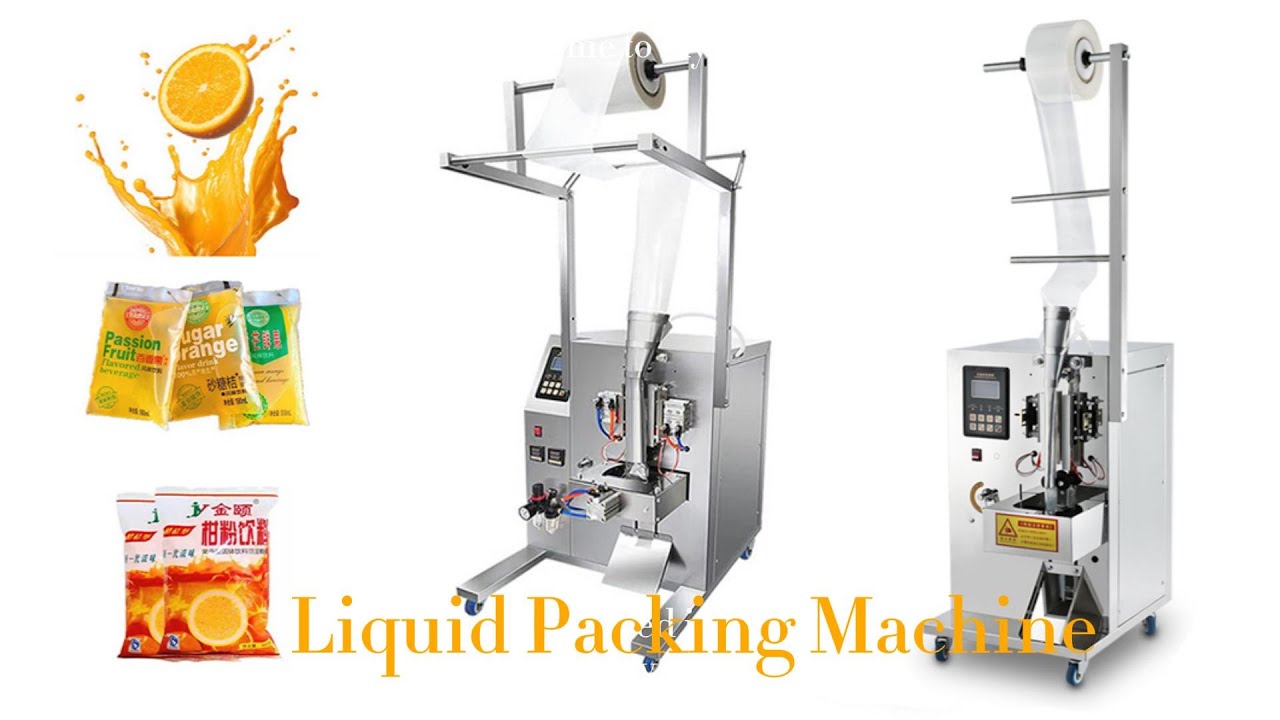 Liquid Packing Machine - YouTube