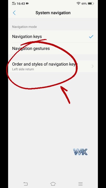 how to change navigation keys in mobile / nacigation keys #navigationsystem #navigation #wk ...