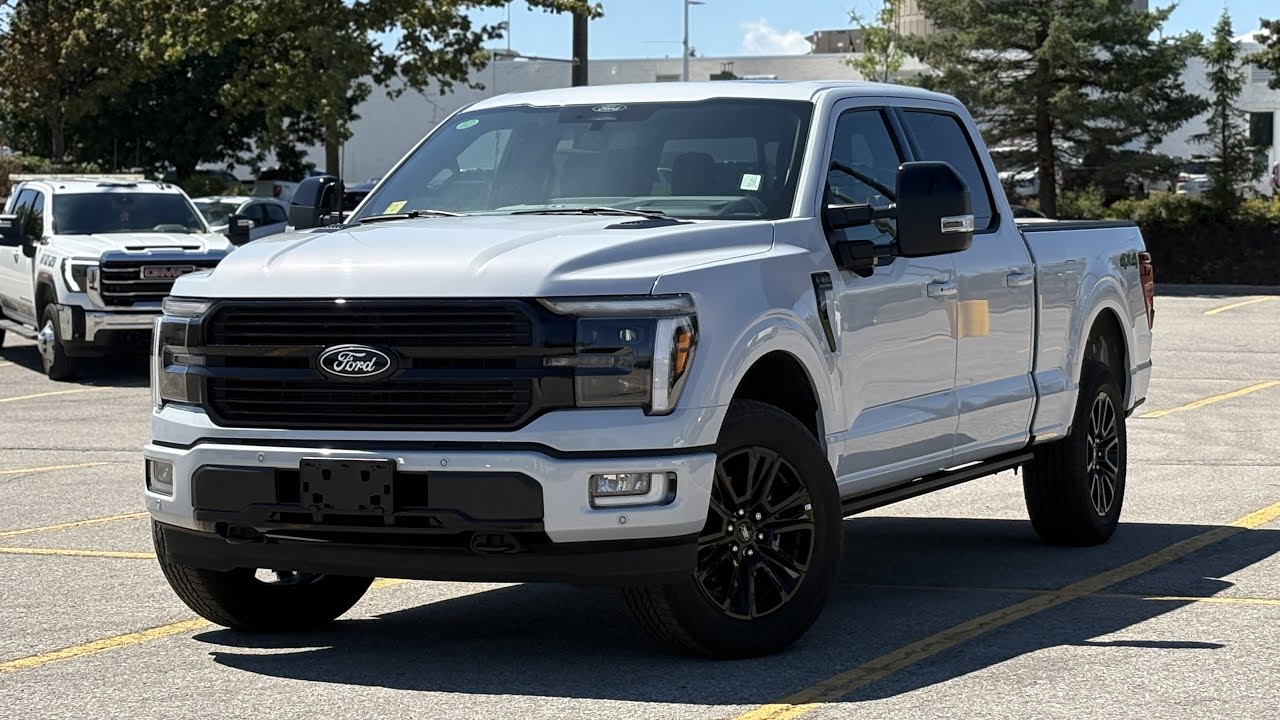 New 2025 Ford F 150 Platinum in Space White Metallic | Barrie Ford ...