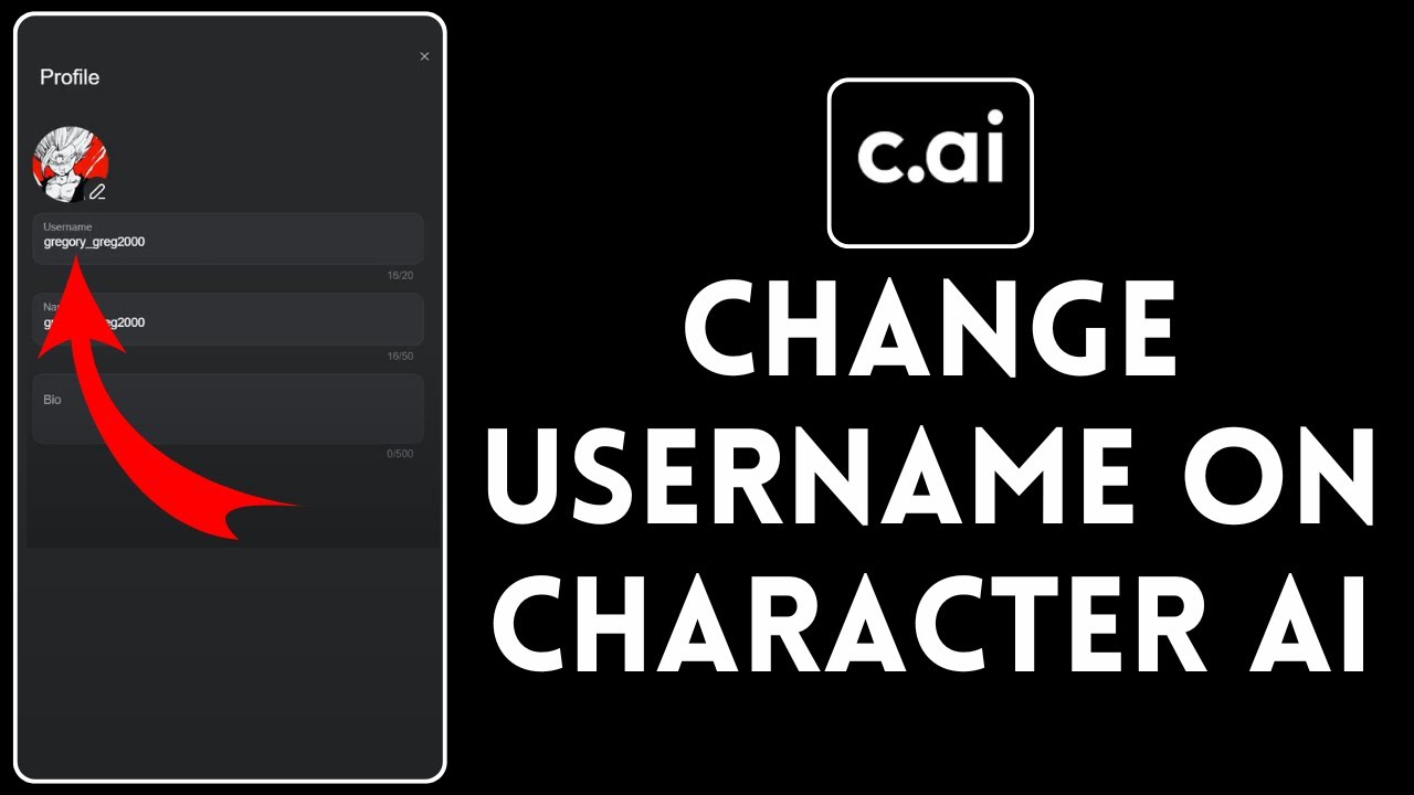 How to Change Username in Character AI - YouTube