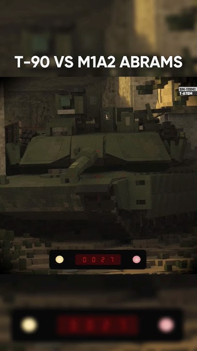 T-90 VS M1A2 Abrams in Teardown #warthunder - YouTube
