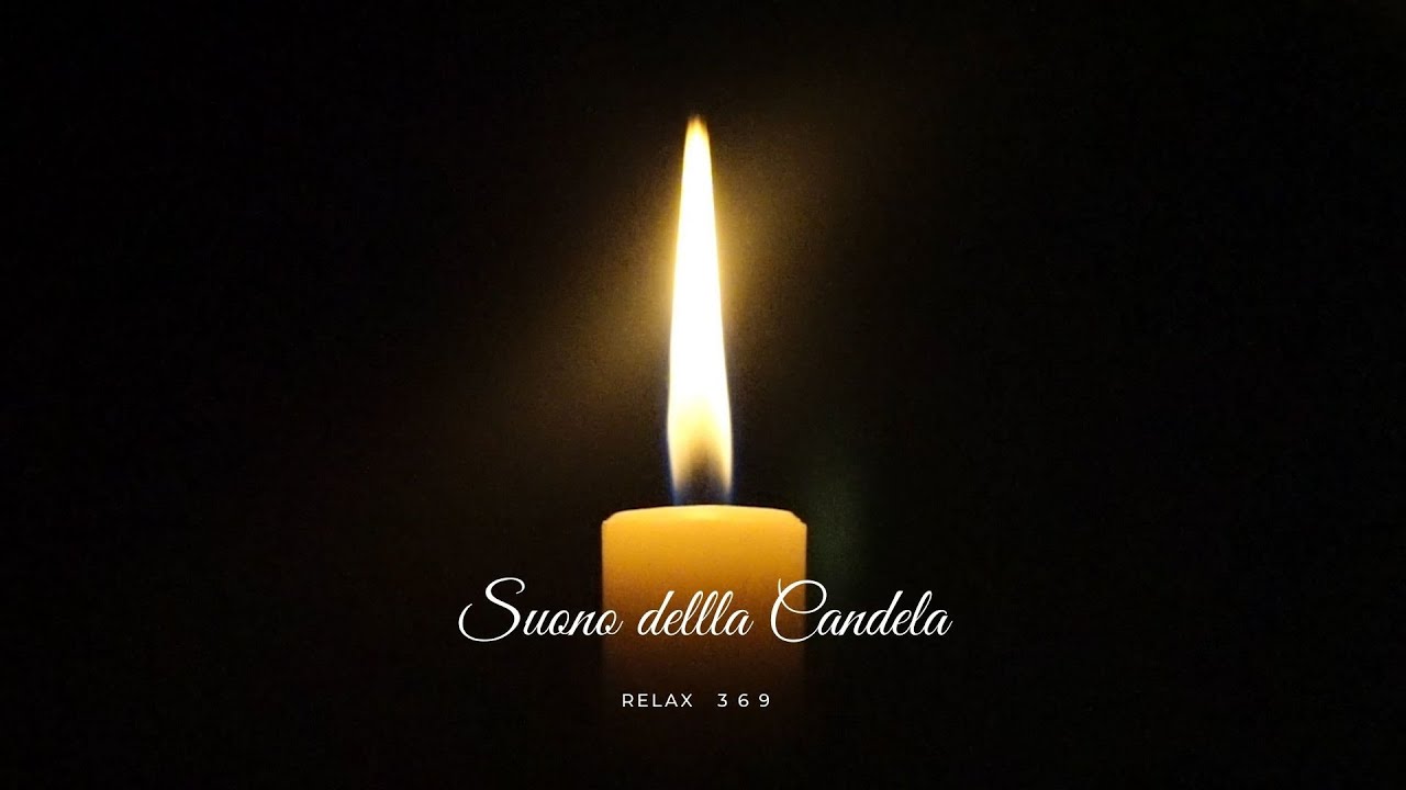Meditation Candle - CANDELA ACCESA - Suono della candela - 🧨 Fire ...