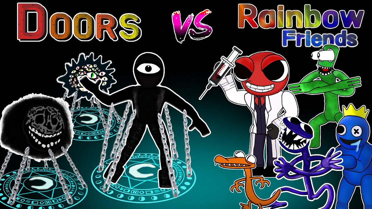 RAINBOW FRIENDS vs. DOORS! (Cartoon Animation) | Roblox Doors x ROBLOX ...