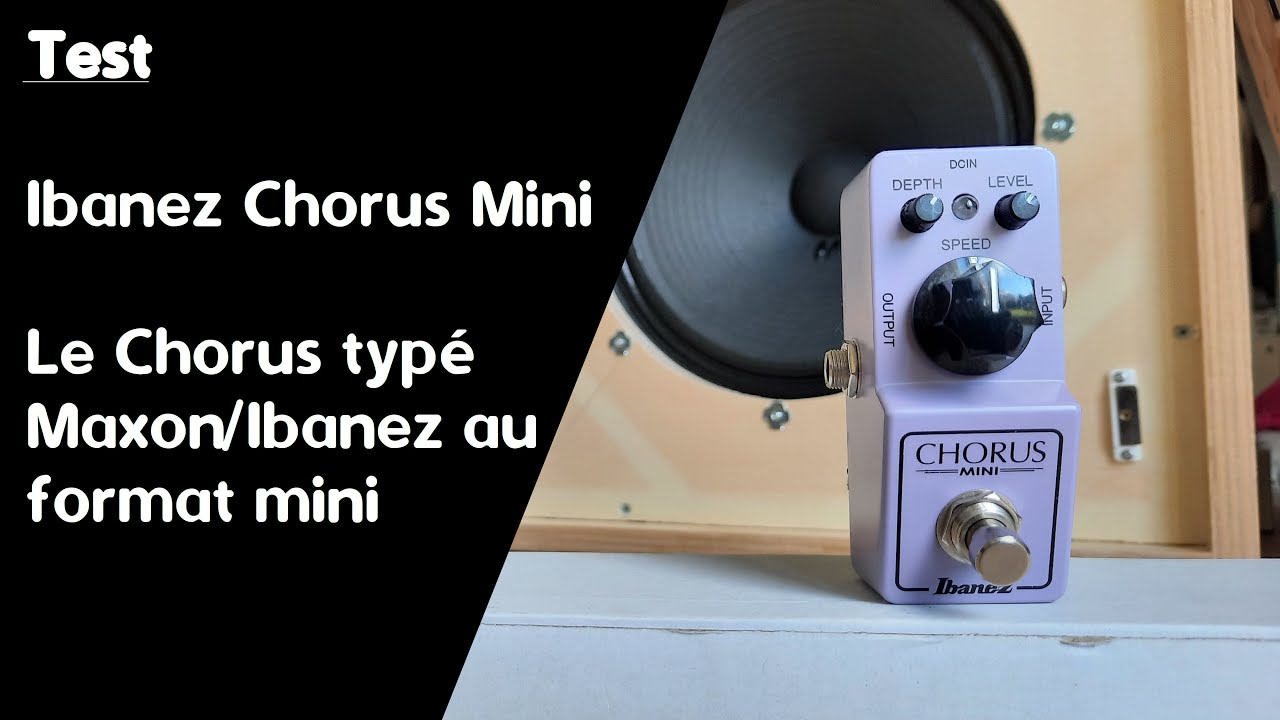 Ibanez CSMINI Mini Chorus - Un beau chorus typé Maxon au format mini ...