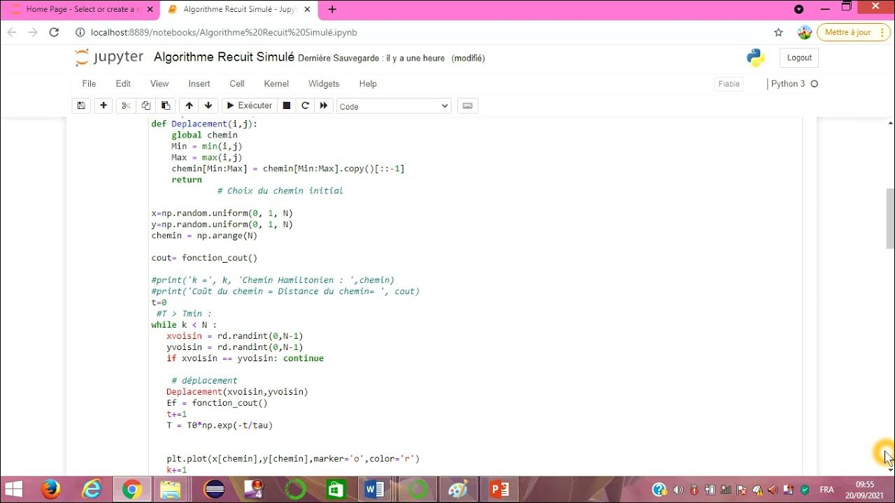 Méthode du Recuit Simulé Algorithme et exercice corrigé du Voyageur de ...