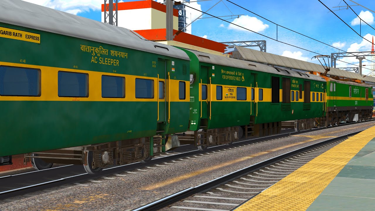 New BGPro Garibrath Coaches with 12187 Jabalpur Mumbai CSMT Garibrath ...