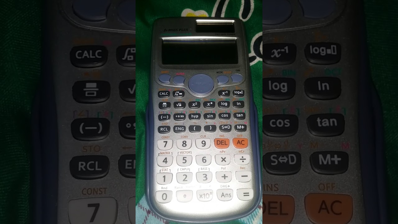 How To Save Value In Casio Fx 991es YouTube How To Save Value In Casio Fx 991es YouTube