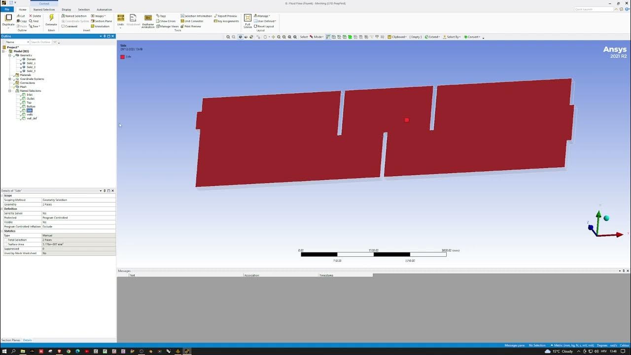 Two Way FSI, ANSYS FLUENT - Part #02, MESH - YouTube