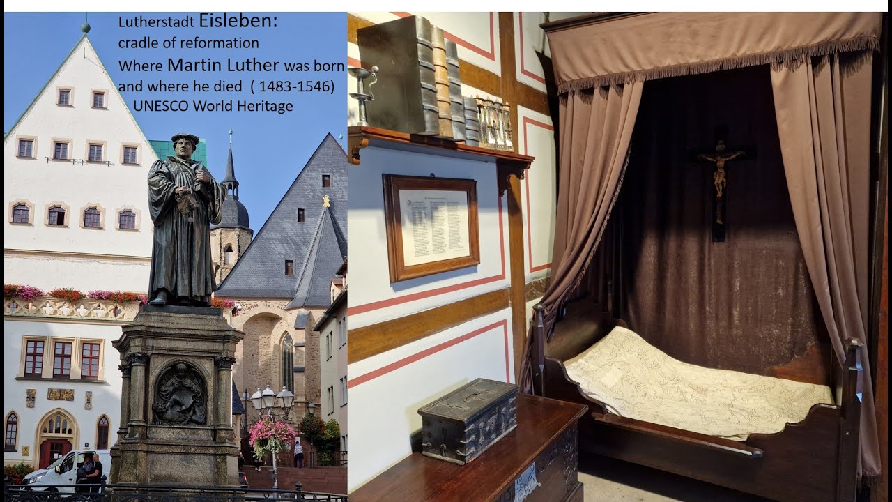 Martin Luther Gebursthaus & Sterbthaus ( birth and death), Eisleben ...