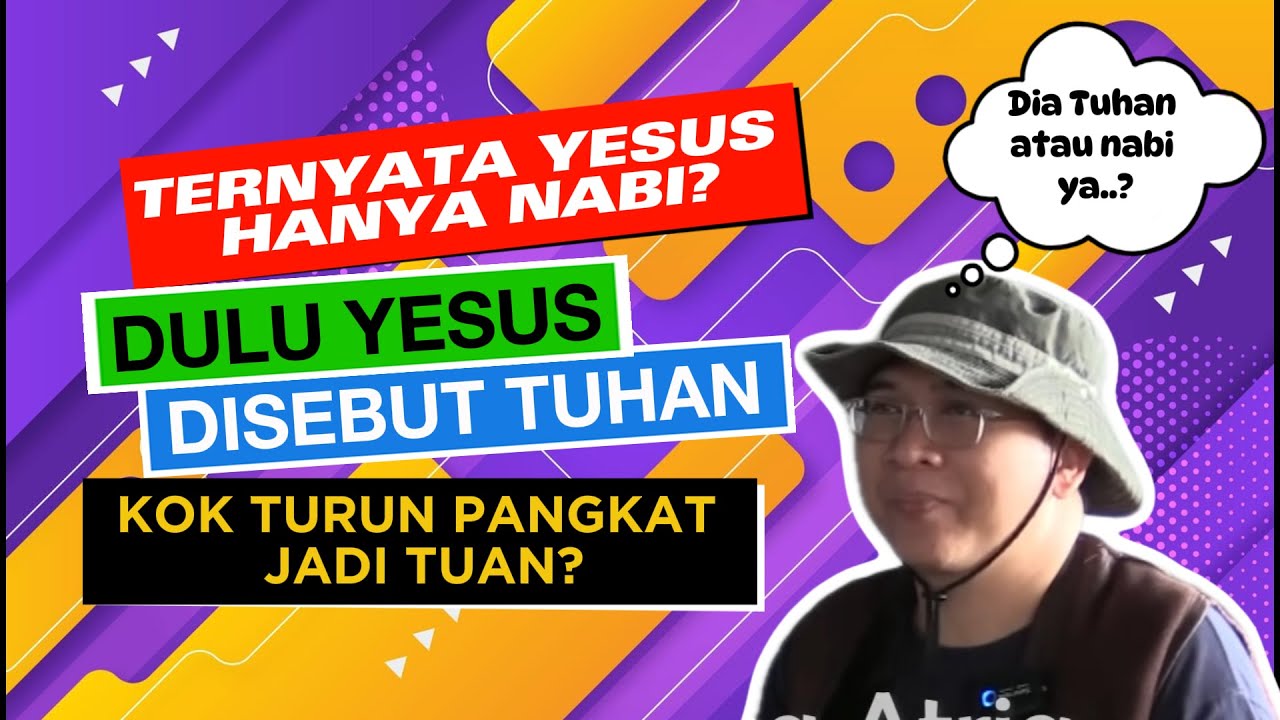 YESUS HANYA NABI? BUKTINYA di Dalam Bible Yesus Dipanggil Nabi... - YouTube