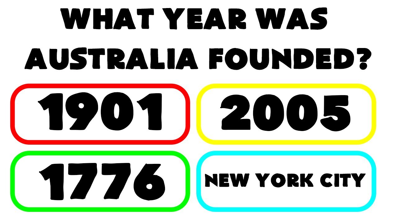 Taking the WORST Australia Quiz EVER... (QNAME #266) - YouTube