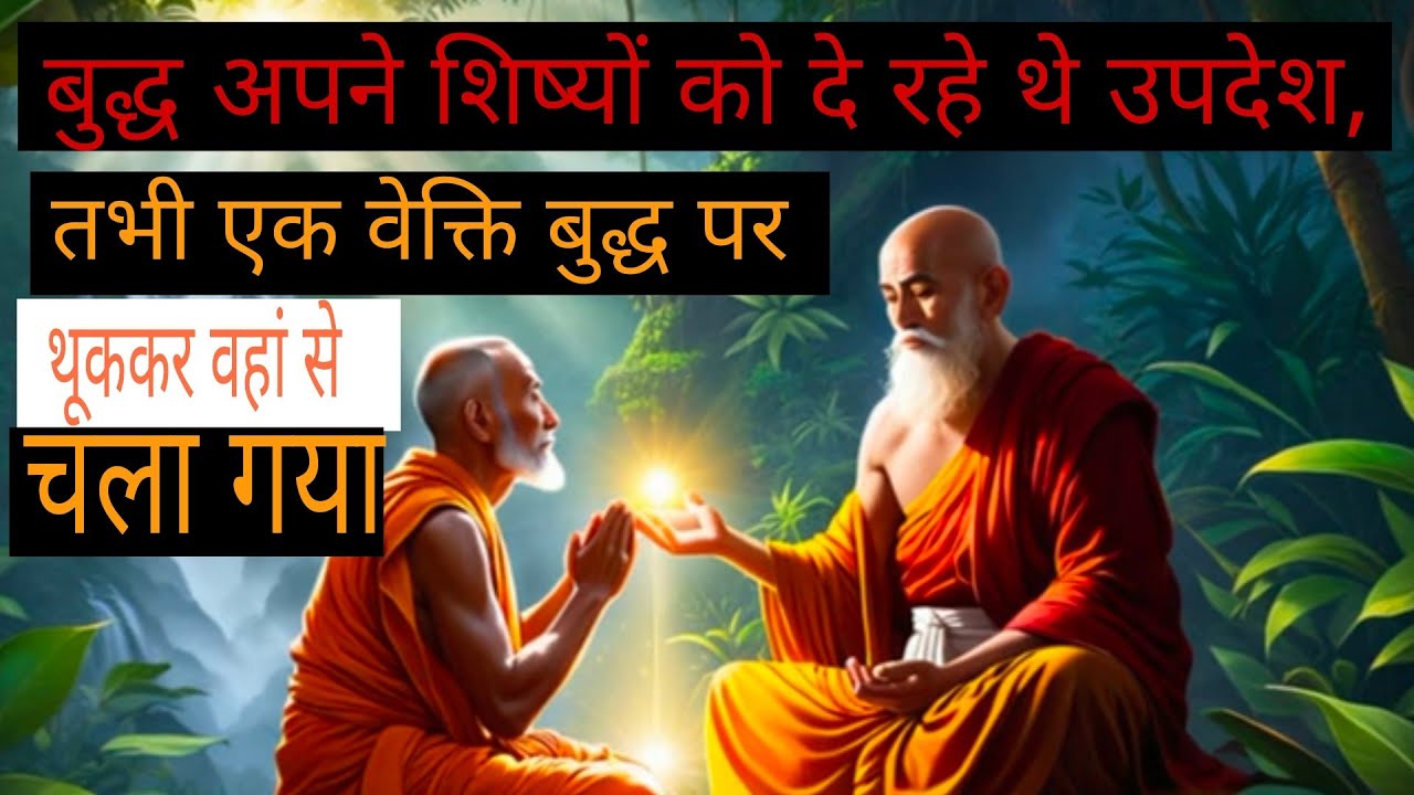Budh Apne shisye Ko|De rahe The Updesh|Tabhi Ek Bekti Budh Par Thuka ...