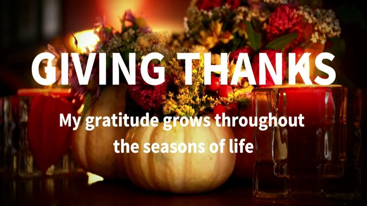 Giving Thanks | Positive Affirmation | Daily Word® | Thanksgiving ...