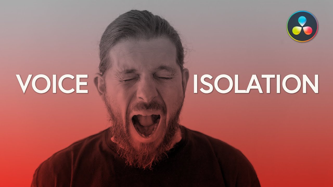 VOICE ISOLATION with Resolve - YouTube
