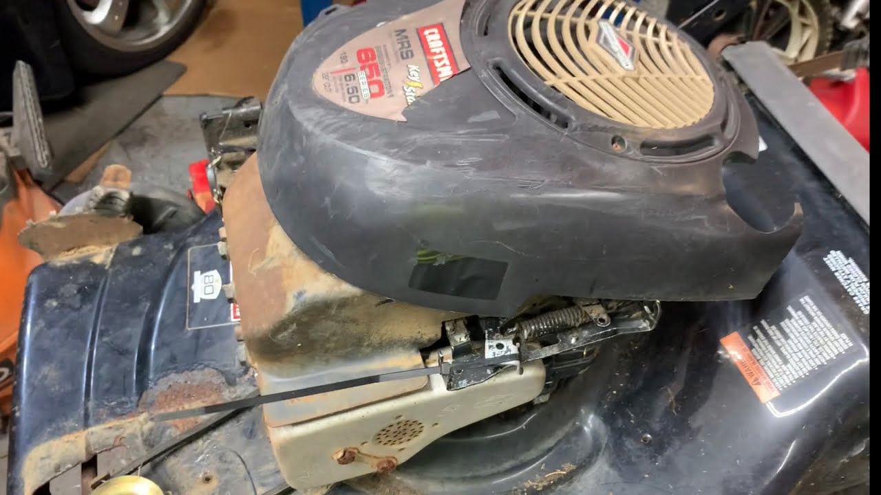 5 mowers for $40. Part 3: craftsman mower restoration - YouTube