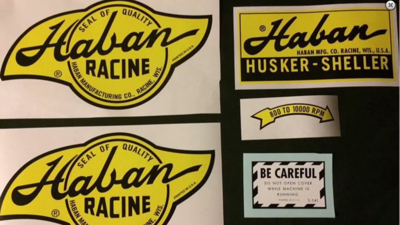 Full restoration of an old Haban Racine Corn Husker Sheller - YouTube
