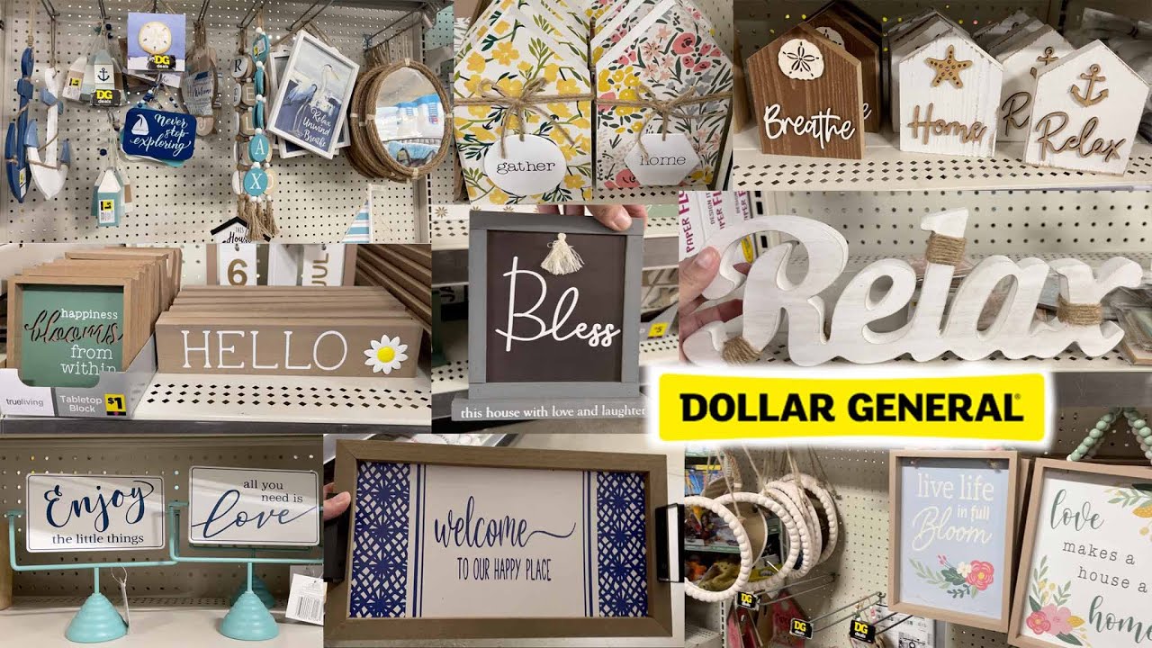 *NEW DECOR FINDS* at Dollar General! - YouTube