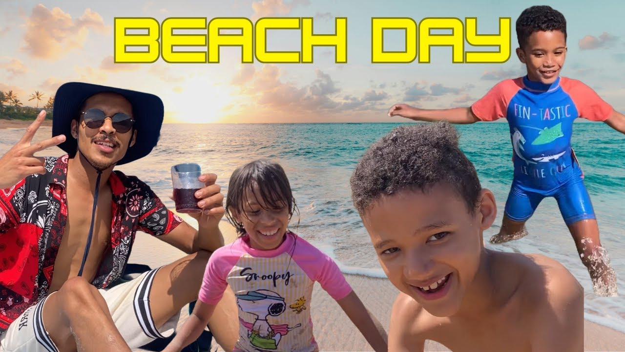 BEACH DAY VLOG! FUN IN THE SUN - YouTube