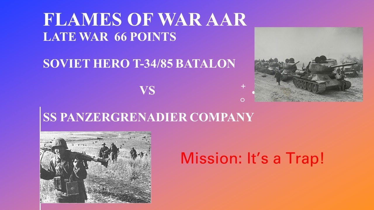 Flames of War AAR Late War 1944 Poland 66 pts - YouTube
