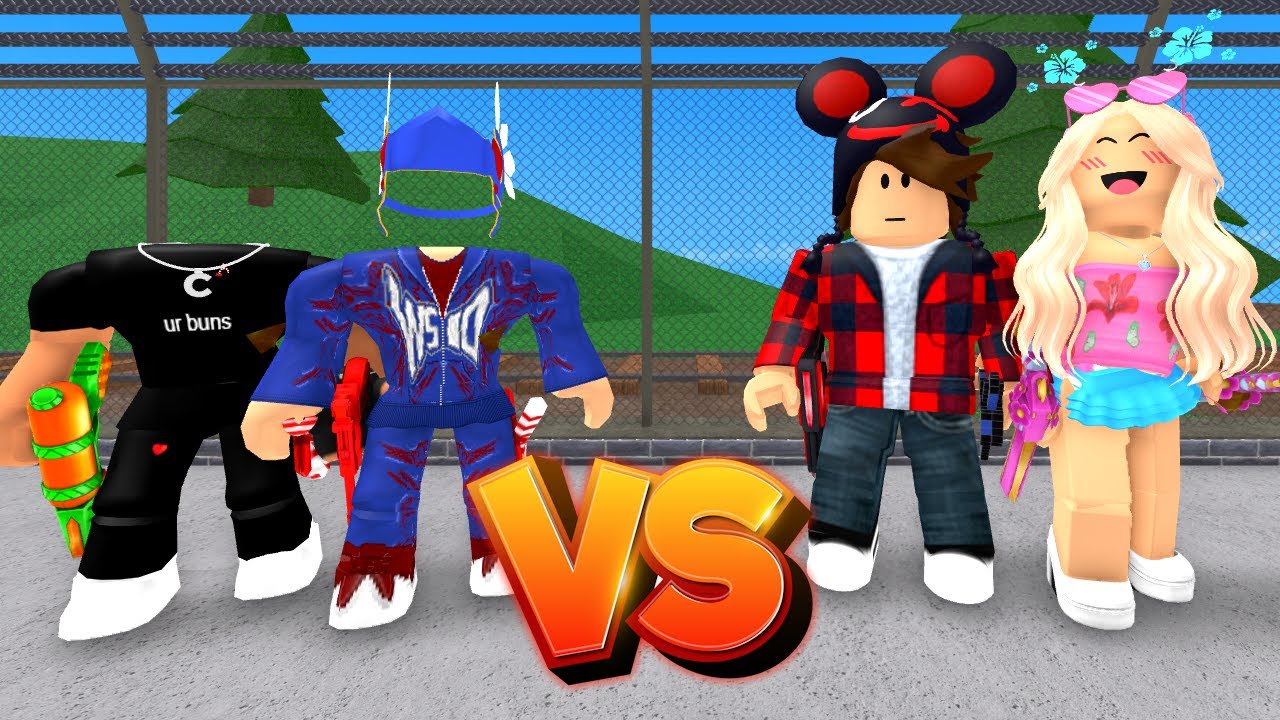 Kreekcraft And Lana 2v2 Ws10 And Chase In Murder Mystery 2 Youtube
