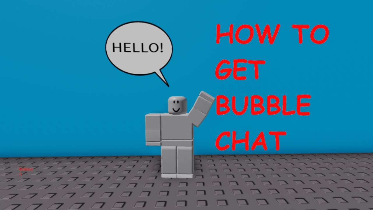 Roblox Chat Bubble No Background