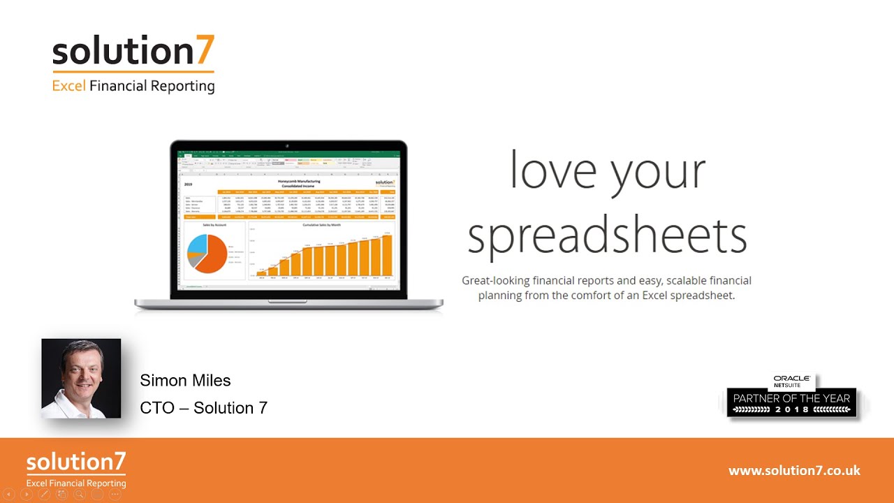 NetSuite Reporting in Excel with Solution 7 - YouTube
