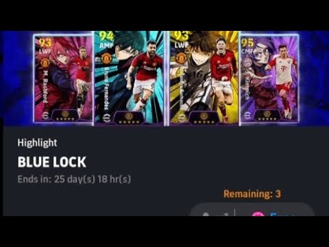 Blue Lock Highlight Card Opening💥🎁😱#pesmobile#football#efootball2024 ...
