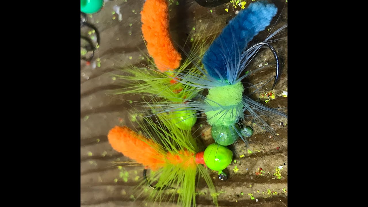 Tying the lead free Bugger Mop Jig and Sourcing Mop Materials - YouTube