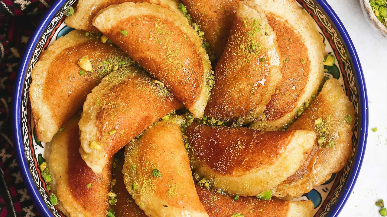 Qataif recipe - YouTube