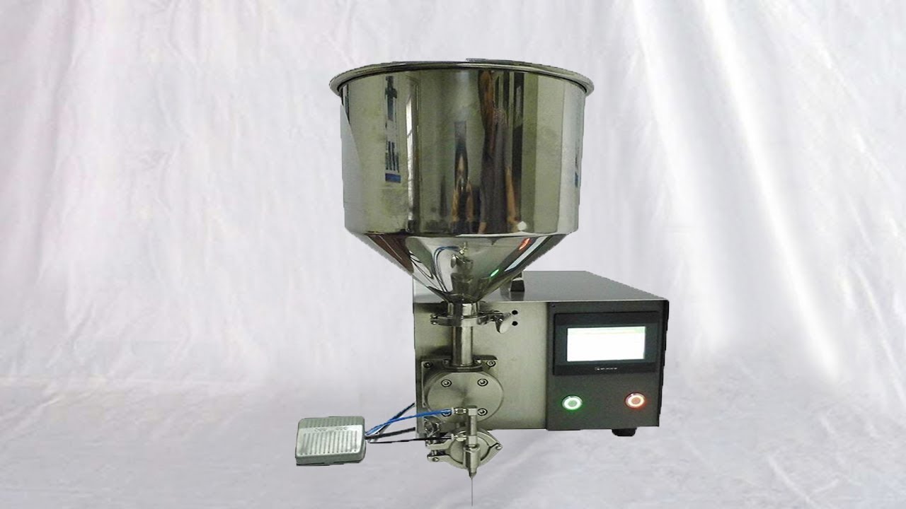SIngle head high viscosity liquid filling with pressure boosting ...