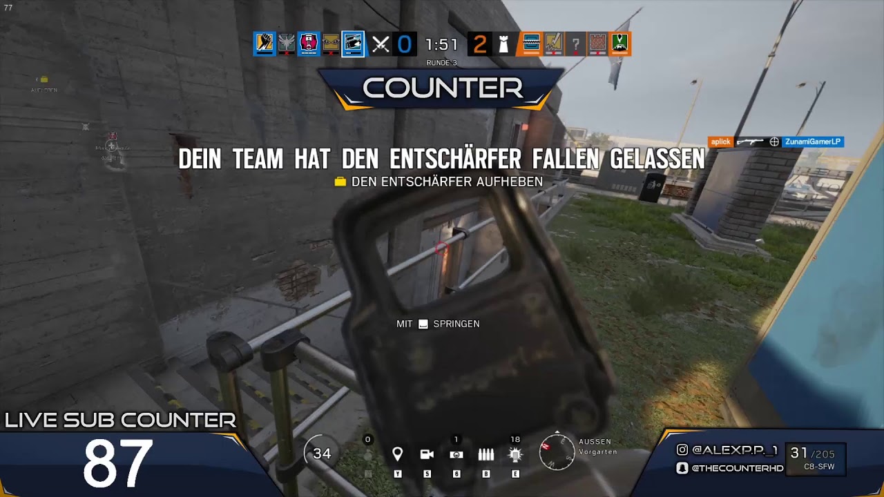 R6 LIVE|mit Tsunami|CounterHD - YouTube