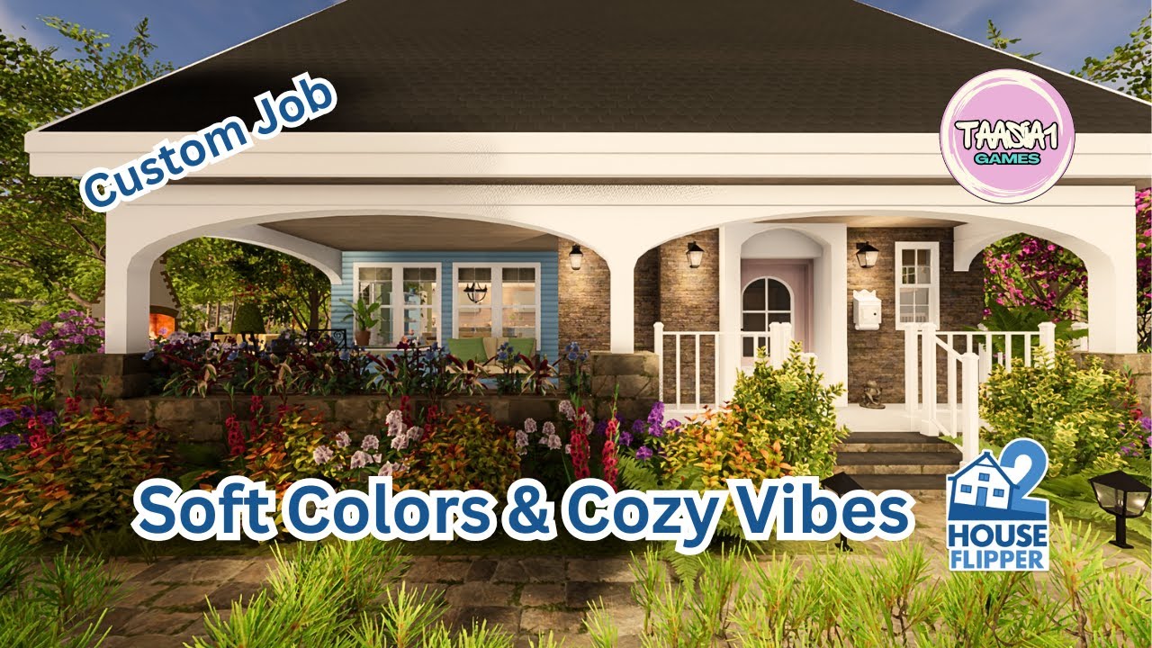 House Flipper 2 mod | Soft Colors & Cozy Vibes | Before and after ...