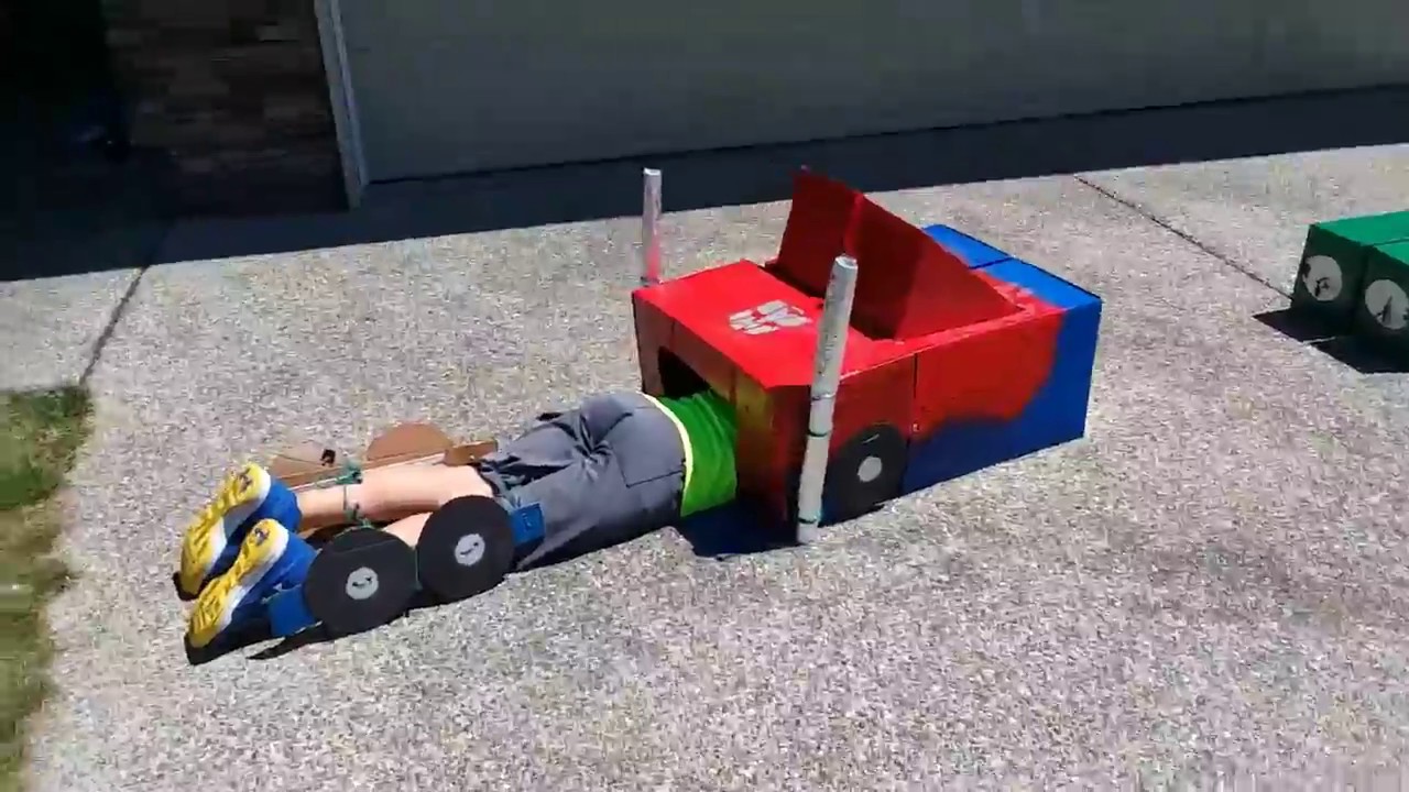 Optimus Prime vs Bulkhead Transformer Costume - YouTube