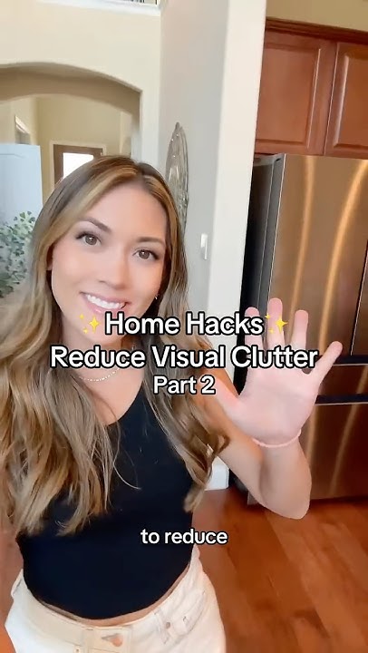 5 HOME HACKS to REDUCE VISUAL CLUTTER part 2 - YouTube