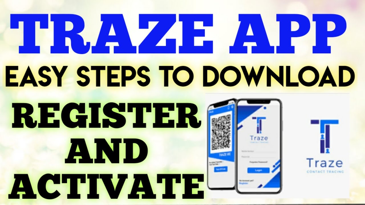 EASY STEPS TO DOWNLOAD,REGISTER and ACTIVATE THE TRAZE APP - YouTube