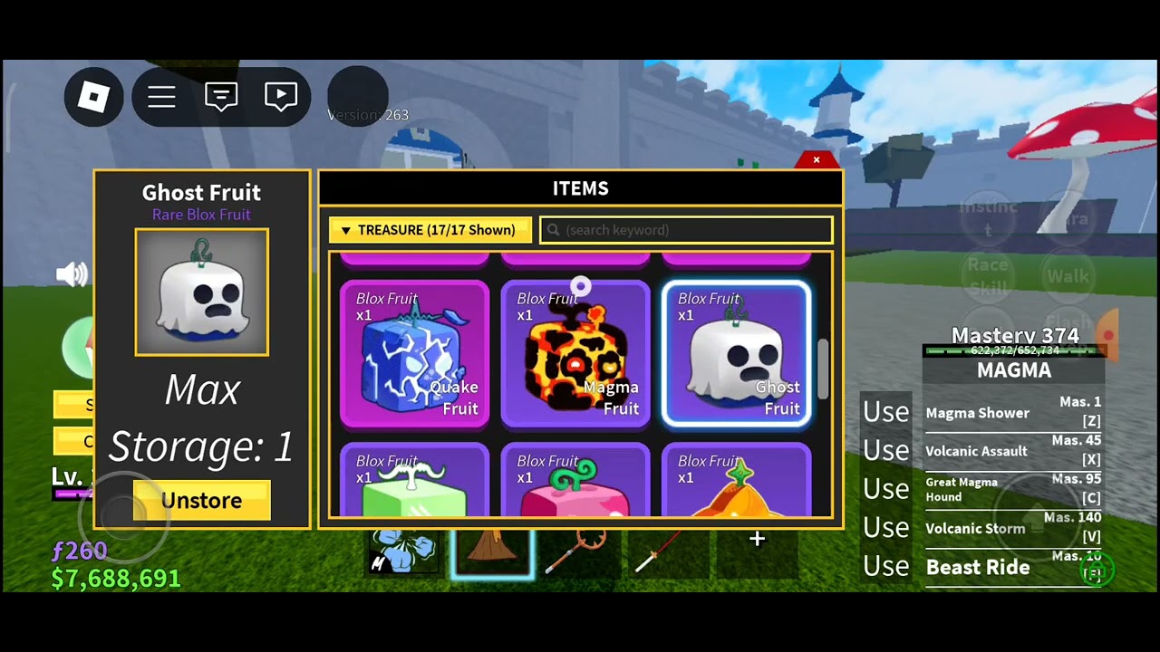 My blox fruits account - YouTube